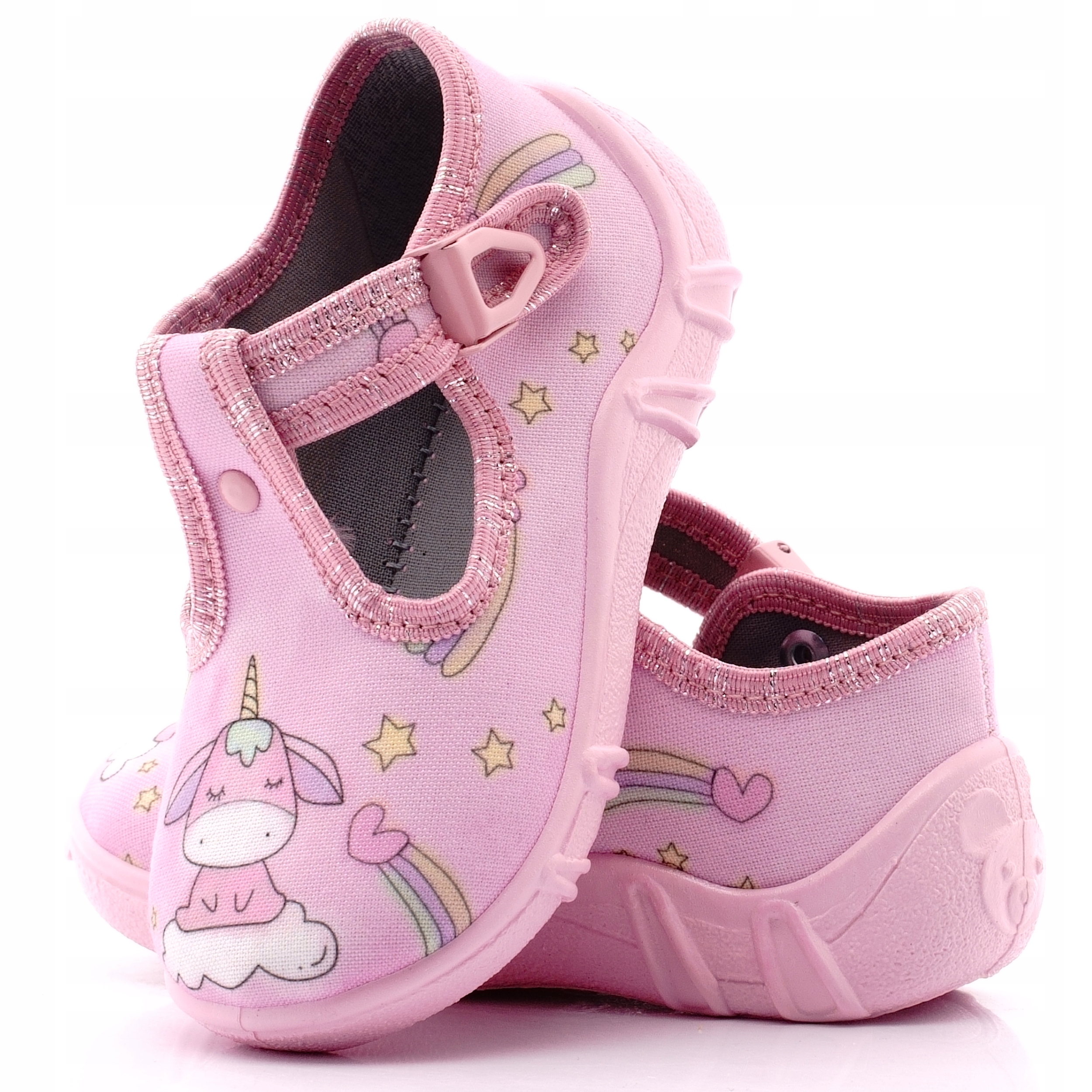 RAWEKS BUTY DO ŻŁOBKA KAPCIE TENISÓWKI ELASTYCZNE NA RZEP JEDNOROŻEC 21 ...