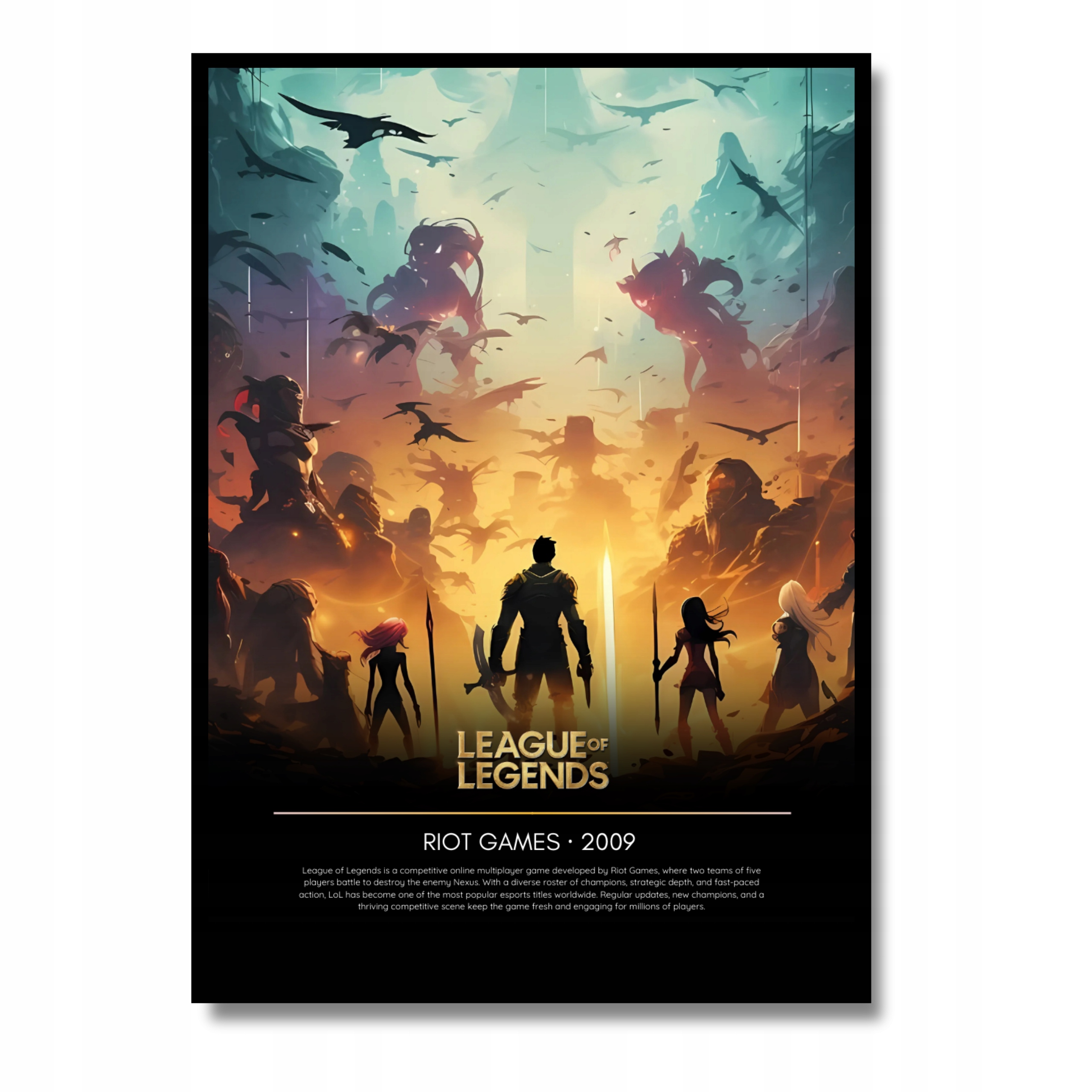 Plakat League of Legends LoL prezent gracza gra komputerowa bez ramki ...