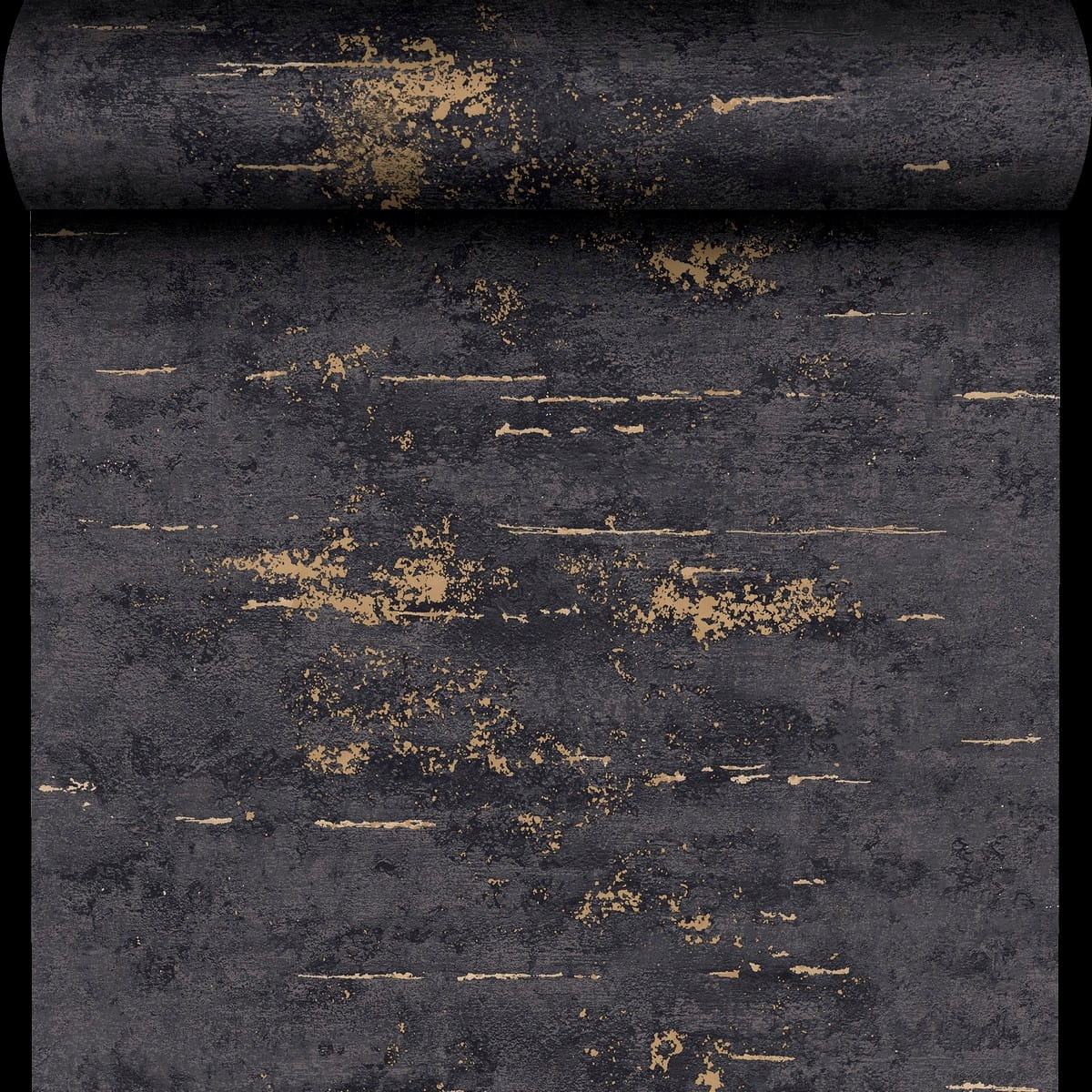 TAPETA SZARO-CZARNY BETON ZE ZŁOTEM GRANDECO (5411012488345) • Cena ...