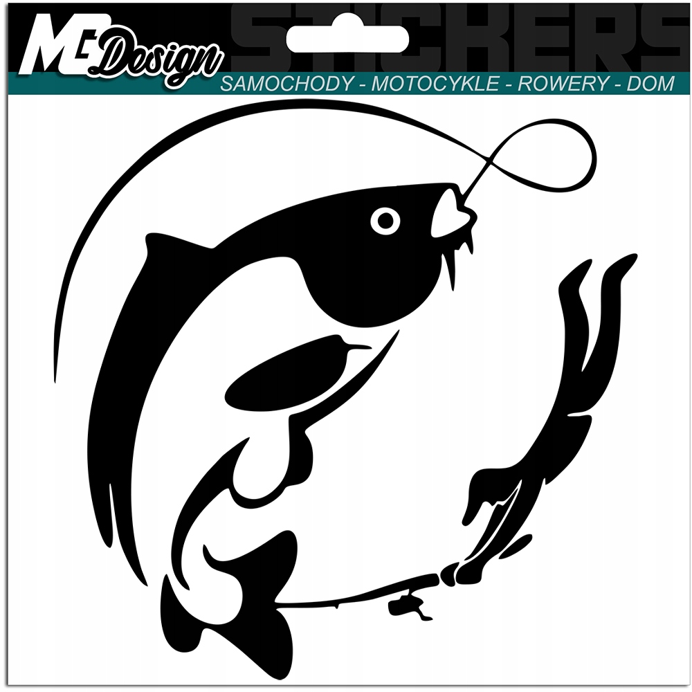 SAMOLEPKA na auto Rybář Rybaření RYBA 15x15 za 125.00CZK - Allegro