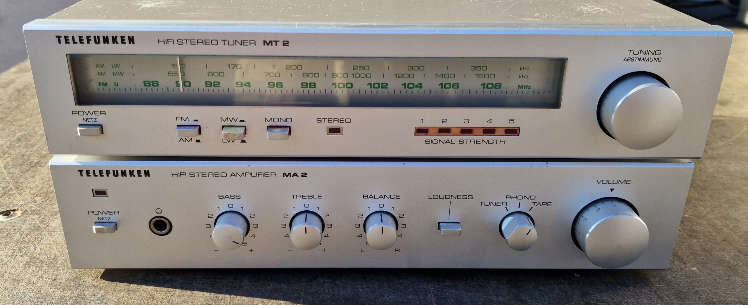 Amplituner Telefunken MA 2 Stereo Amplifier + tuner - Sklep, Opinie, Cena w Allegro
