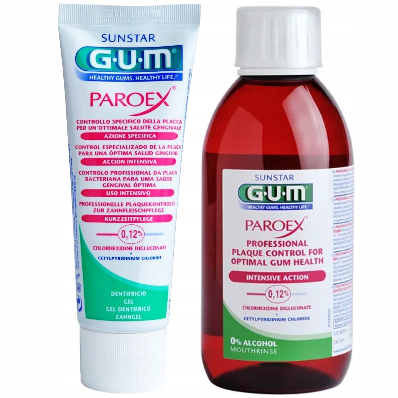 Paroex Sunstar Gum, pasta do zębów 0.12% CHX 1790, 75 ml (0070942302326 ...