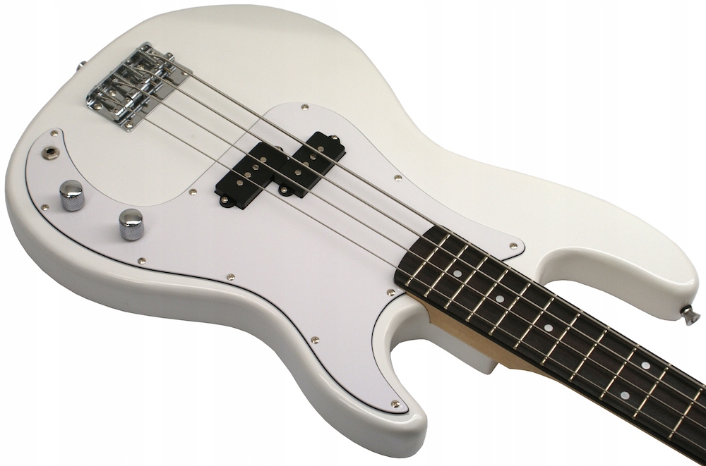 GITARA BASOWA TYPU FENDER PRECISION BASS - BIAŁY 12550602232 - Sklepy ...