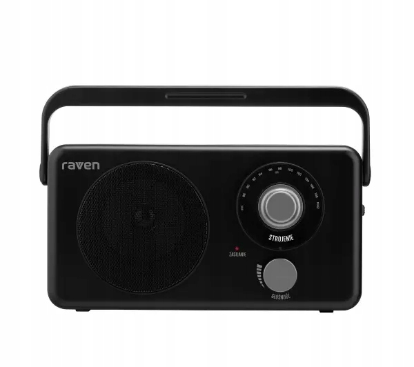 Radioodbiornik przenośny Raven ERADP003 Radio FM Czarny • Cena, Opinie ...