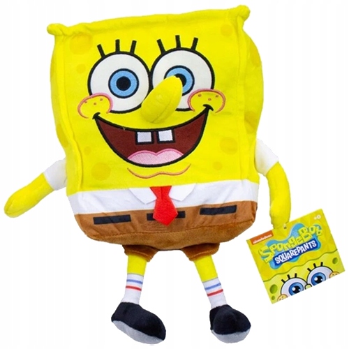 Maskotka Spongebob Sponge Bob Pluszak 30cm Oryginalny (5056356789637 ...