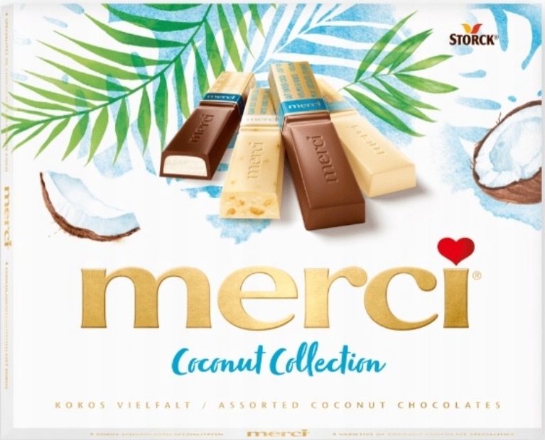 STORCK MERCI COCONUT COLLECTION 250g DATA: 2026.01 (4014400934038) • Cena, Opinie • Czekolady i ...