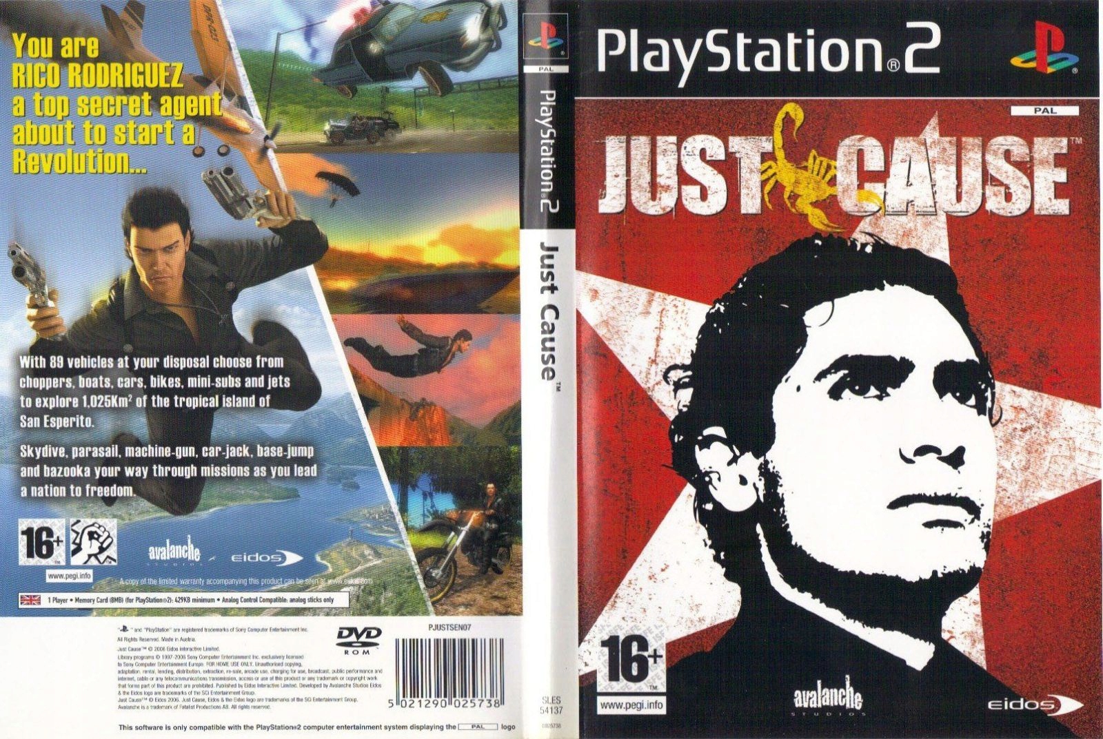 JUST CAUSE PlayStation 2 (PS2) pudełkowa • Cena, Opinie - Allegro