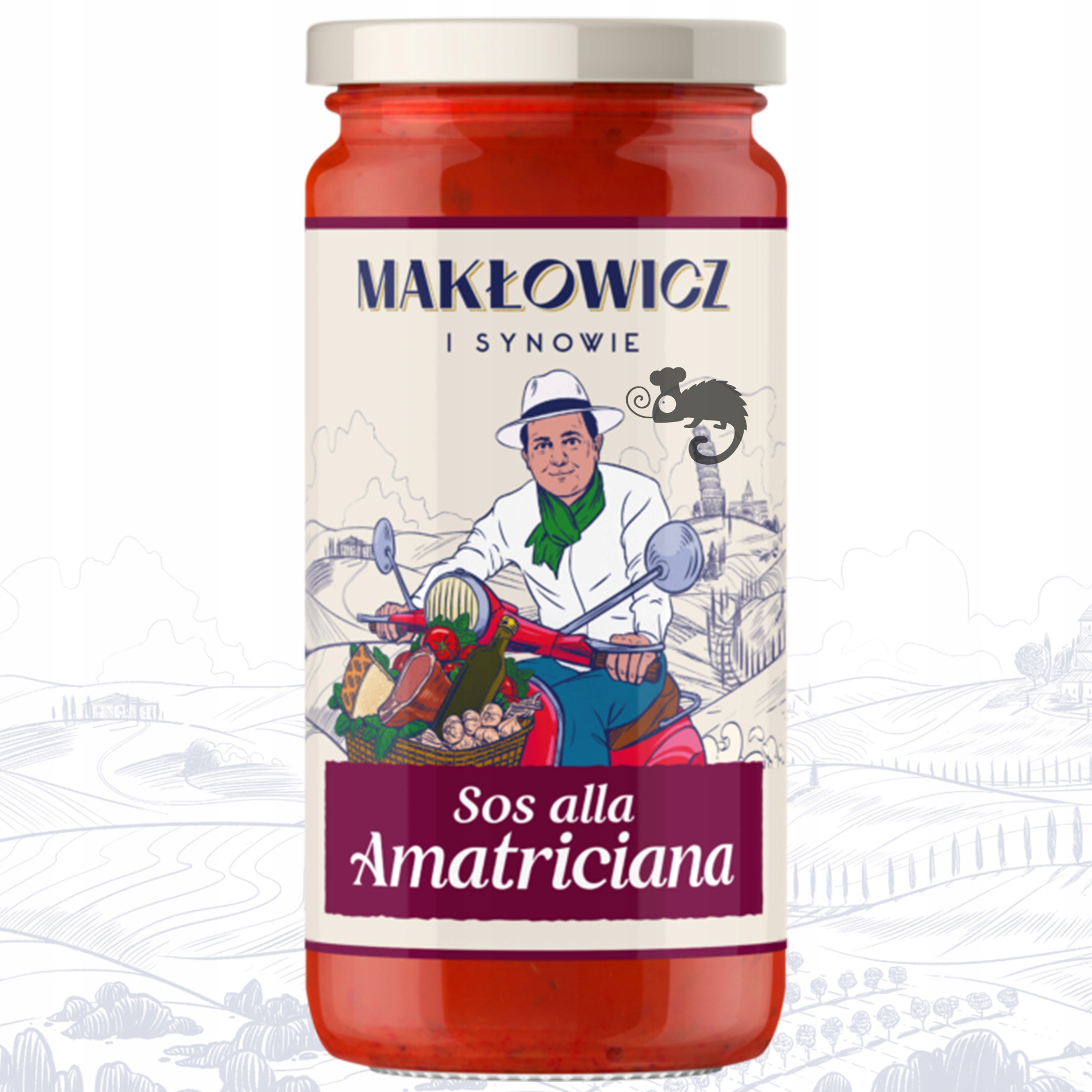 SOS ALLA AMATRICIANA włoski Pomidory Bekon Ser Grana padano 400g ... SOS ALLA AMATRICIANA włoski Pomidory Bekon Ser Grana padano 400g ...