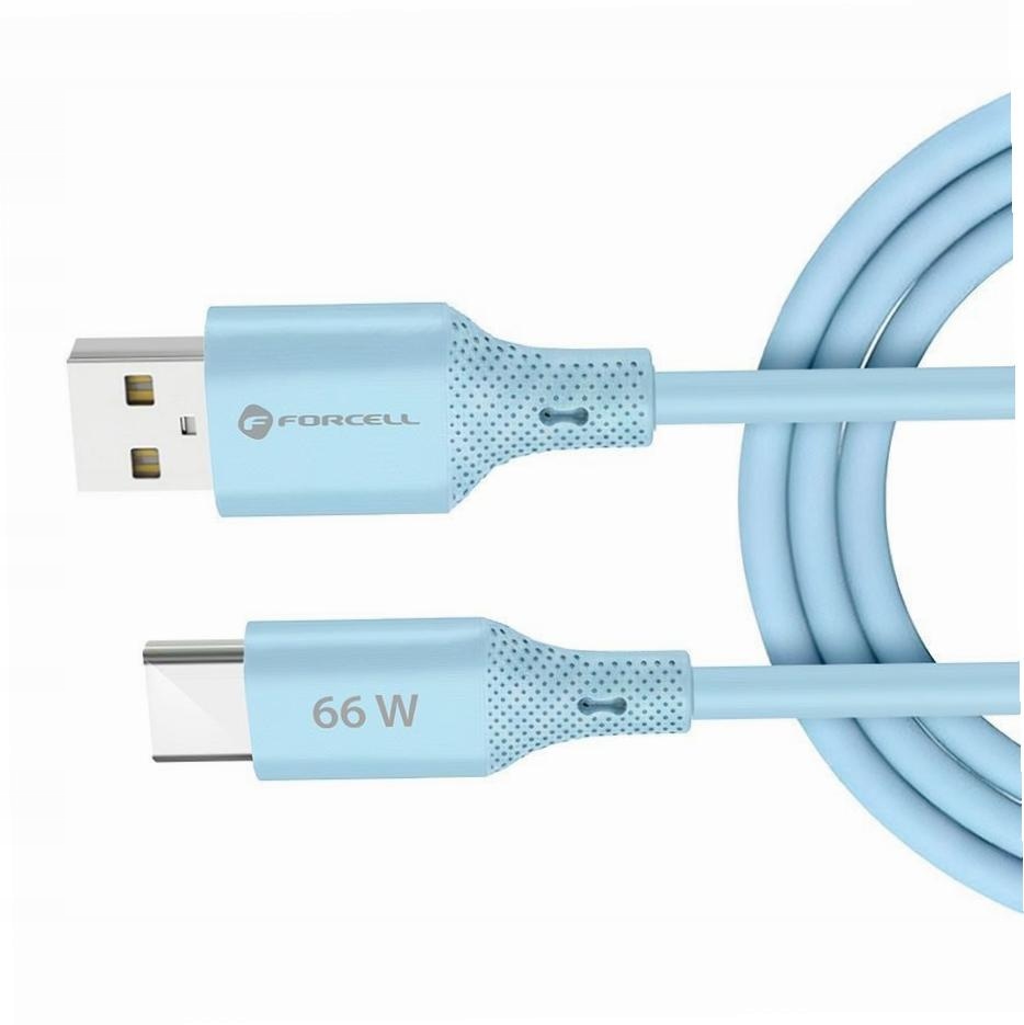 Kabel Forcell USB - USB typ C 1 m niebieski - Sklep, Opinie, Cena w Allegro
