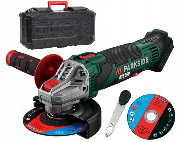 PARKSIDE SZLIFIERKA kątowa PWSA 20 akumulatorowa X20V (4260392130808 ...