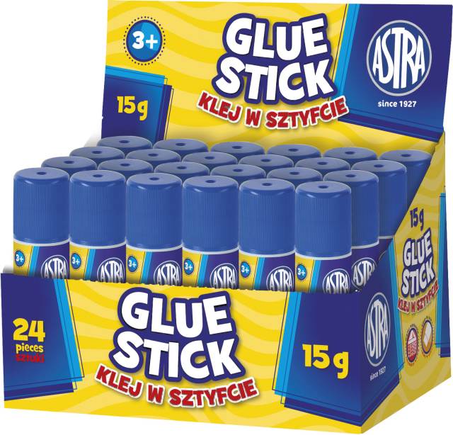 Ragasztóstift ASTRA 15g Erős Iskolai Irodai Papírhoz és Kartonhoz ...