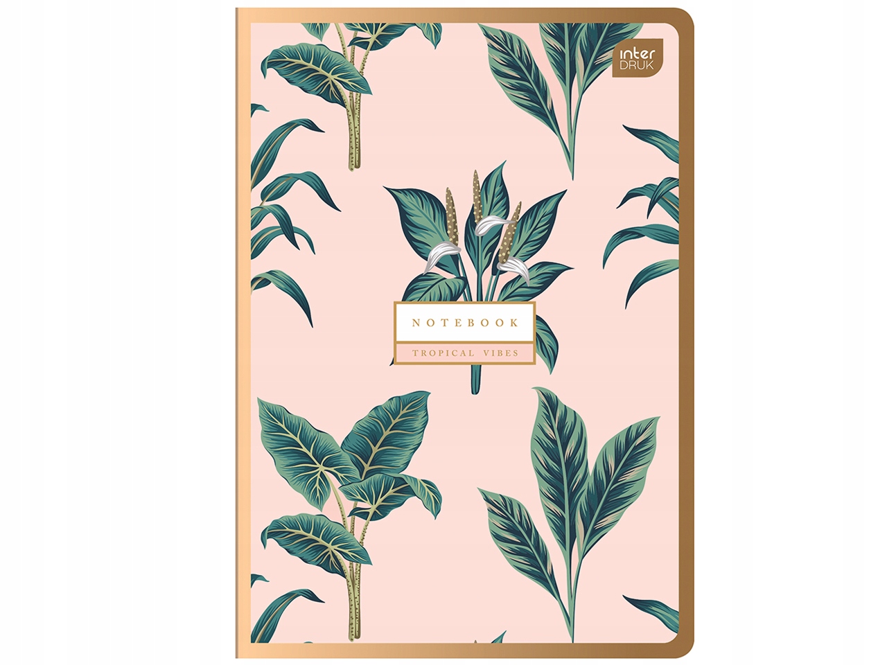 Zeszyt szkolny A5 kratka 60 kartek Satin Gold Interdruk (5902277294210 ...