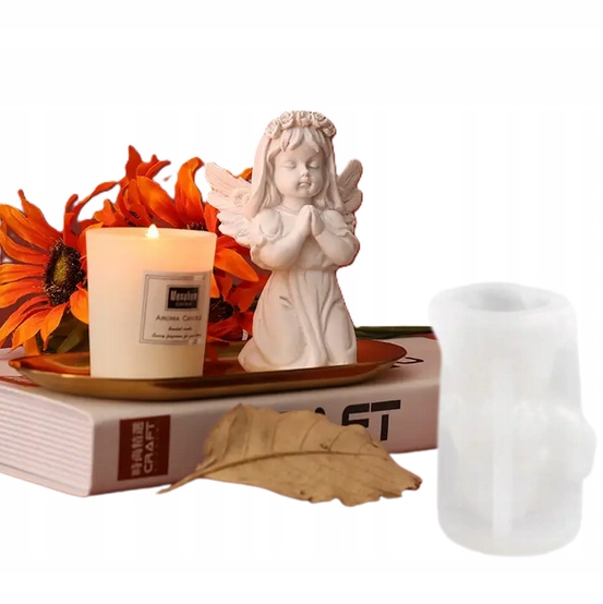 Forma silikonowa do świec, Angel Girl, Aniołek, Dziewczynka ...