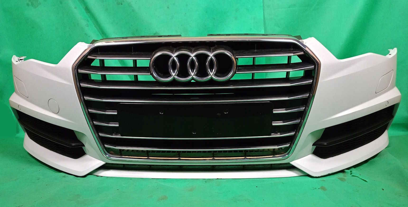 Zderzak przod Audi A6 C7 lift PDC spryskiwacze LS9R Blotnik przod prawy ...