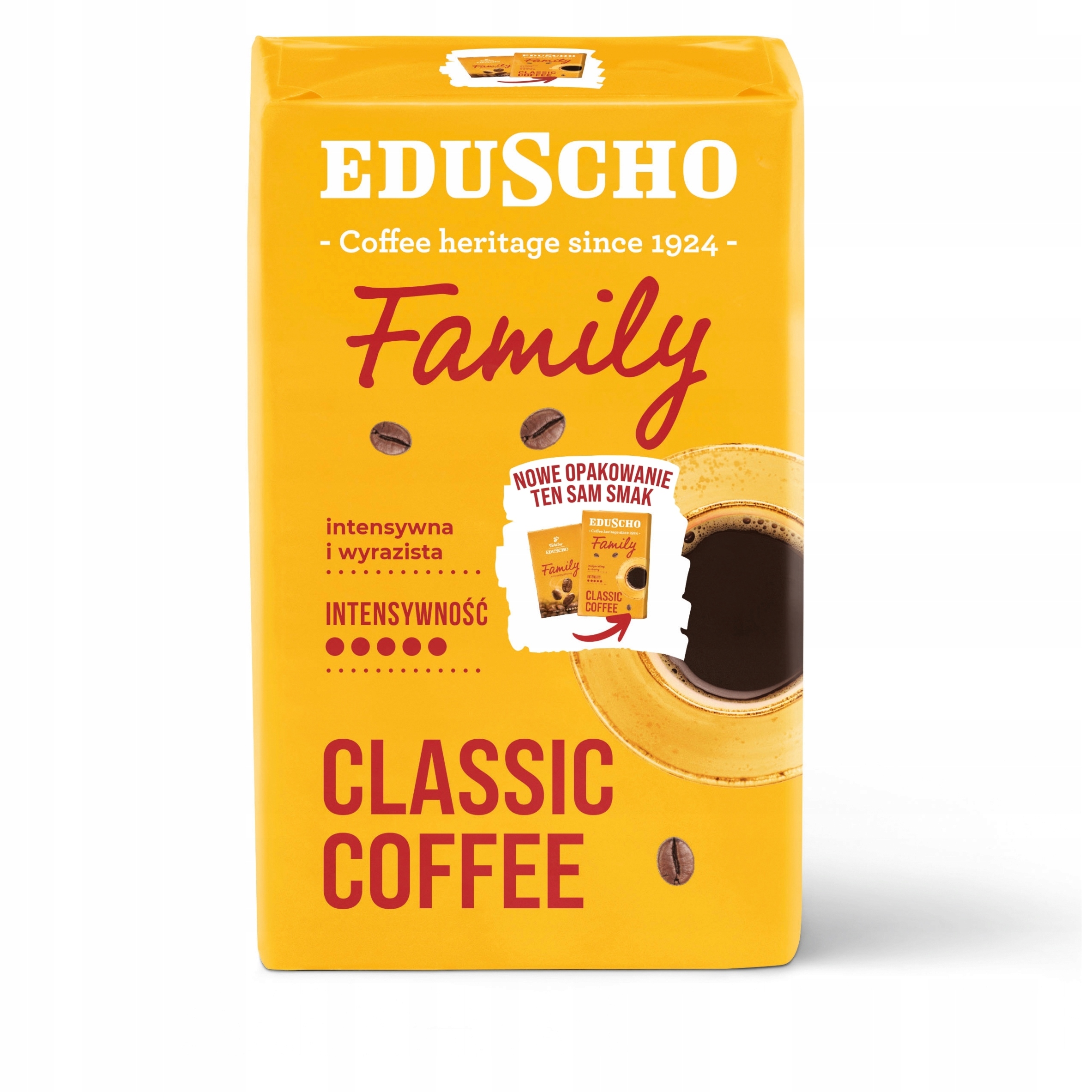 Tchibo Eduscho Family 250g Kawa Mielona Robusta (5900839856050) • Cena ...