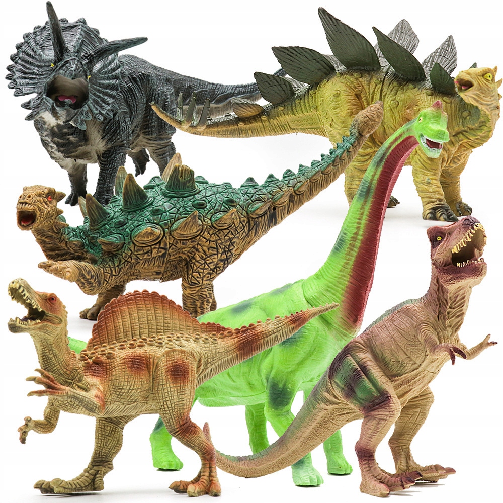 DINOZAURY figurki ZESTAW 6 sztuk DUŻE 13579948137 - Allegro.pl DINOZAURY figurki ZESTAW 6 sztuk DUŻE 13579948137 - Allegro.pl