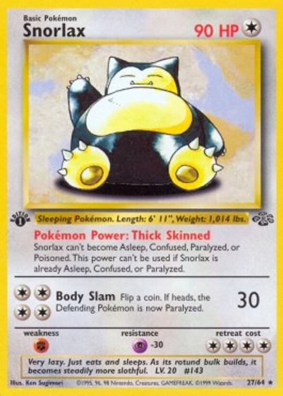 Pokemon Snorlax (JU 27) - Stan: używany 119,99 zł - Sklepy, Opinie ...