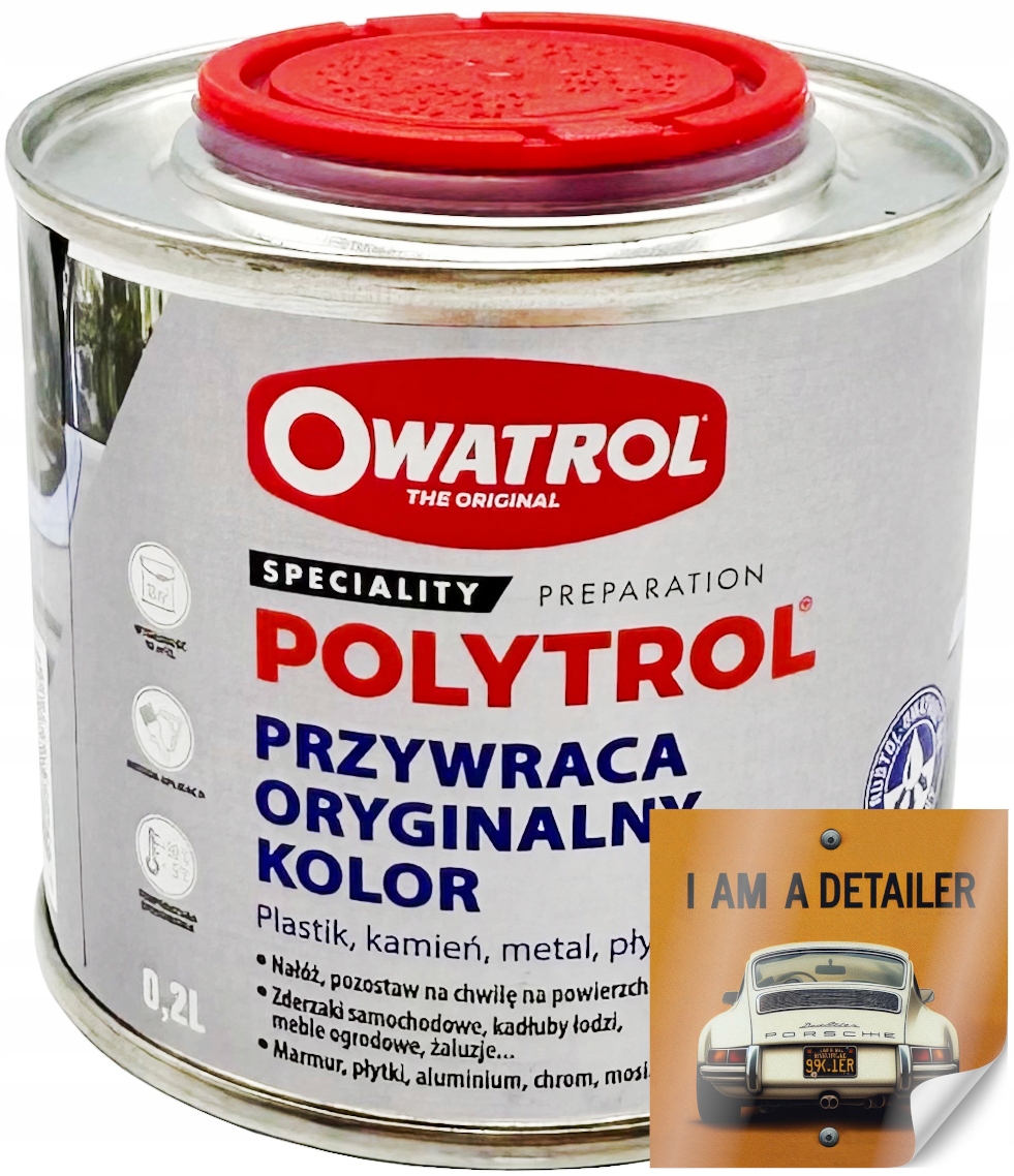 OWATROL POLYTROL REGENERACJA PLASTIKÓW METALU MARMURU PRZYWRACA KOLOR ...