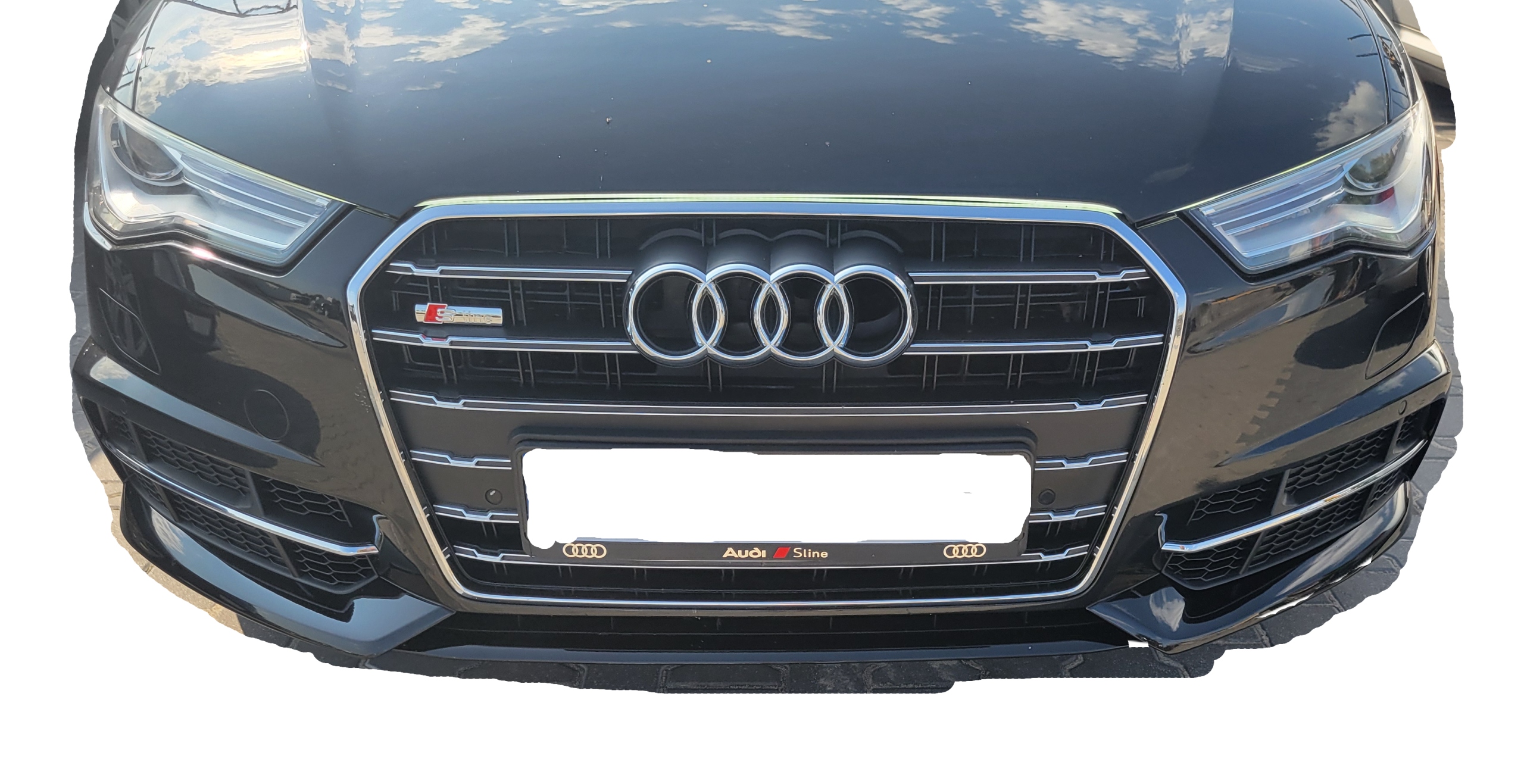 ZDERZAK PRZÓD KOMPLETNY AUDI A6 C7 LIFT S-LINE LY9T W KOLOR COMPETITION ...