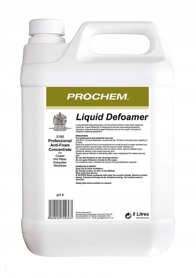 Prochem Liquid Defoamer S760 5Ltr odpěňovač tekutiny - Allegro