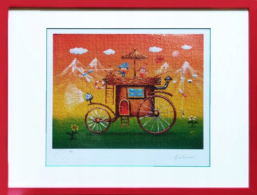 Inkografie Oleg Litvinenko - Pod slunečníkem ze slámy, • Ceny, Recenze - Allegro