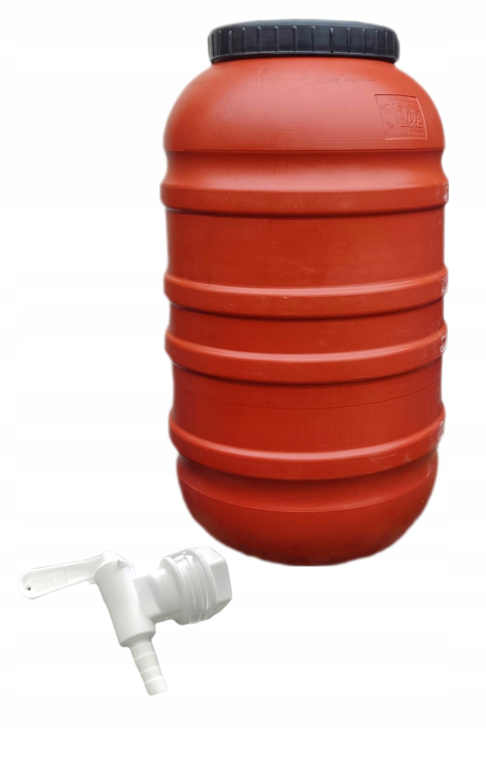 Zbiornik na deszczówkę 220 l 100 x 60 cm brązowy (0791945193550) • Cena ...