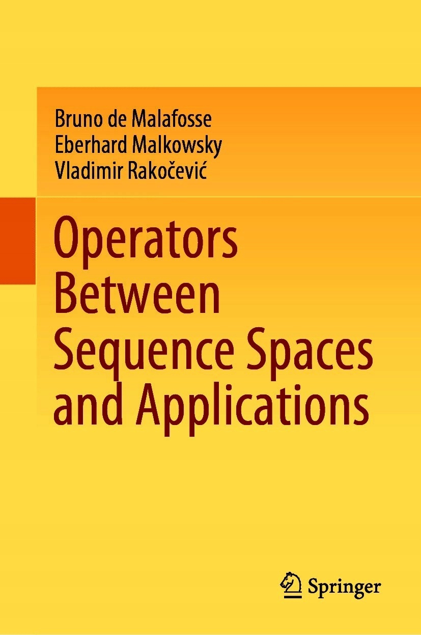 Operators Between Sequence Spaces and Applications (10601484891) | Ebook Allegro