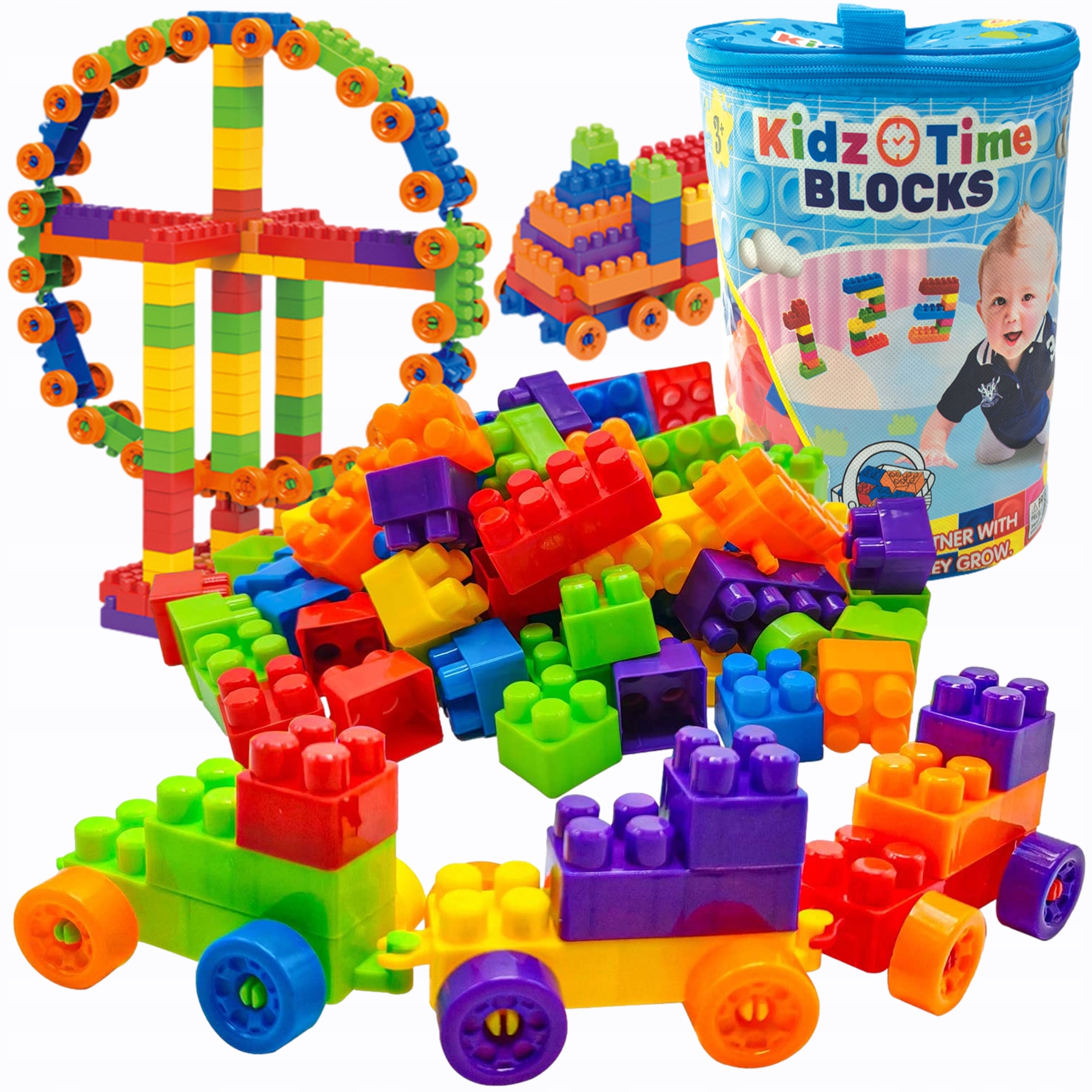 Klocki Pociąg - Klocki plastikowe dla dzieci - Strona 2 - Allegro.pl