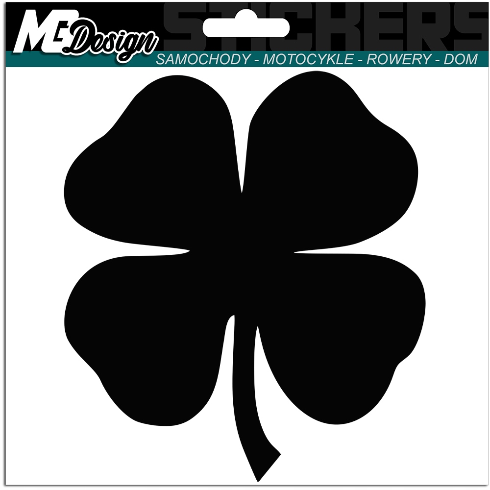 SAMOLEPKA na auto JETEL ČTYŘLÍSTEK LUCK 9x10 za 125.00CZK - Allegro