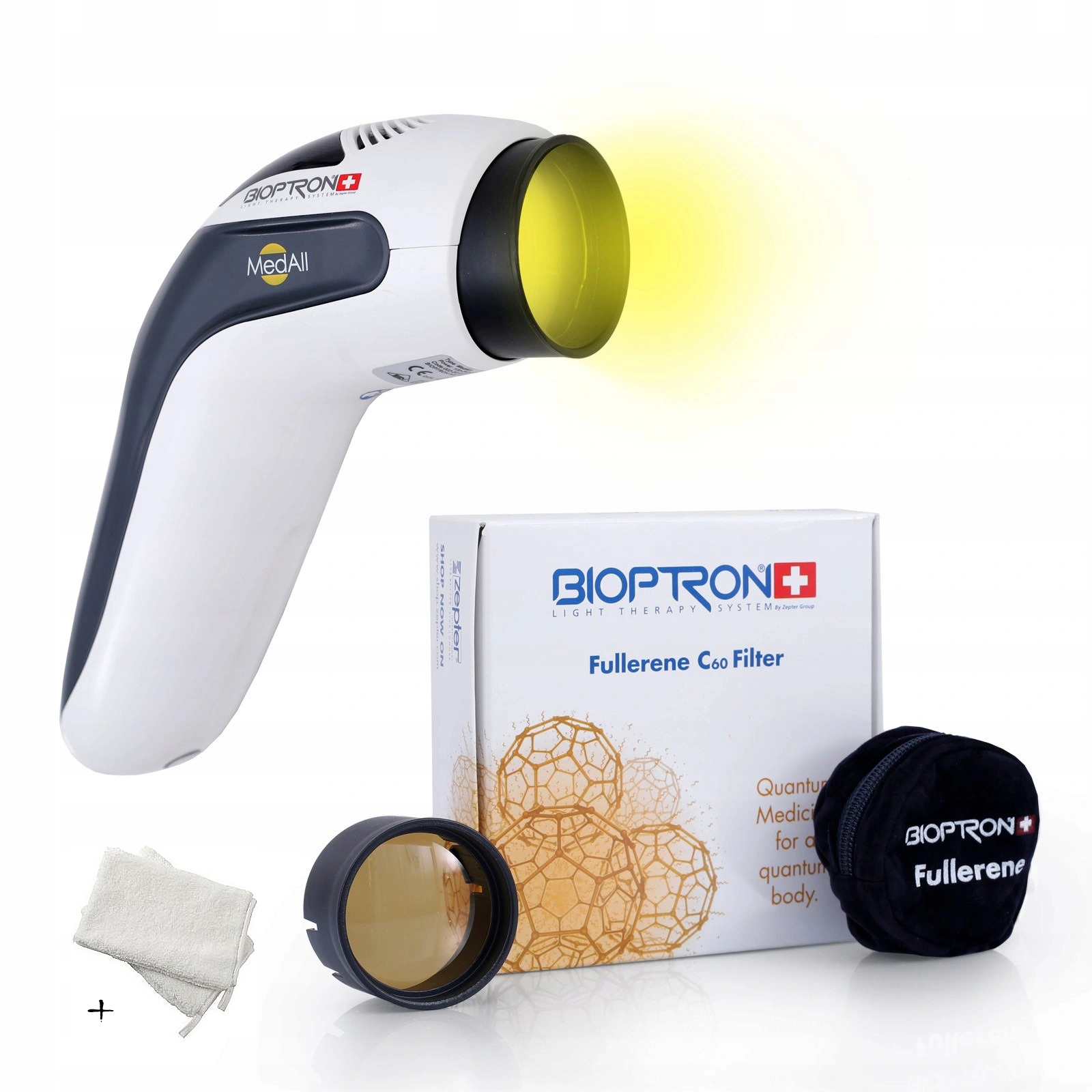 Lampa Bioptron Medall Zepter s fulerenovým filtrem za 26955 Kč - Allegro