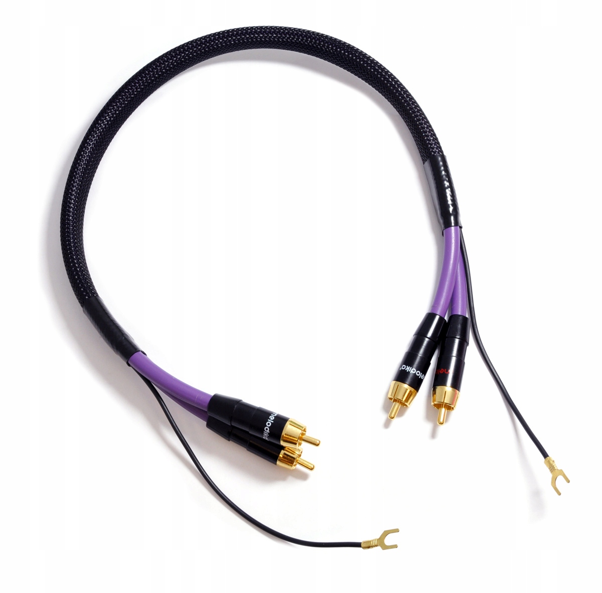 Melodika MDPH10 Kabel 2xRCA PHONO do gramofonu z żyłą uziemiającą - 1m ... Melodika MDPH10 Kabel 2xRCA PHONO do gramofonu z żyłą uziemiającą - 1m ...