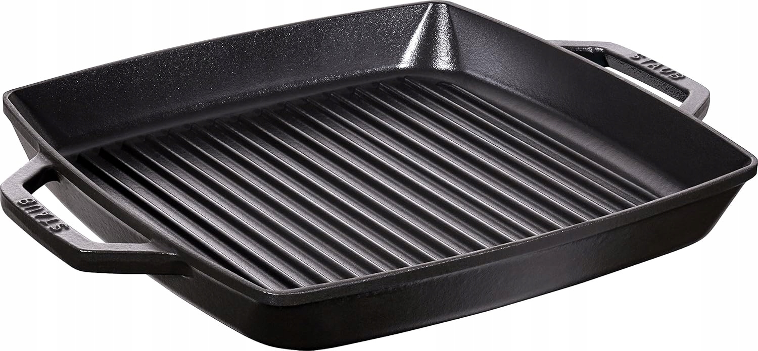 Staub Patelnia, Czarny, 49 x 39 x 5,5 cm (3272340024641) • Cena, Opinie ...