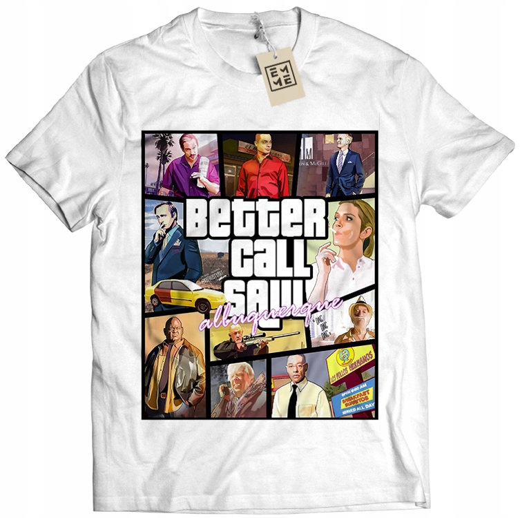 Koszulka Męska Serial Better Call Saul BCS M • Cena, Opinie • T-shirty ...