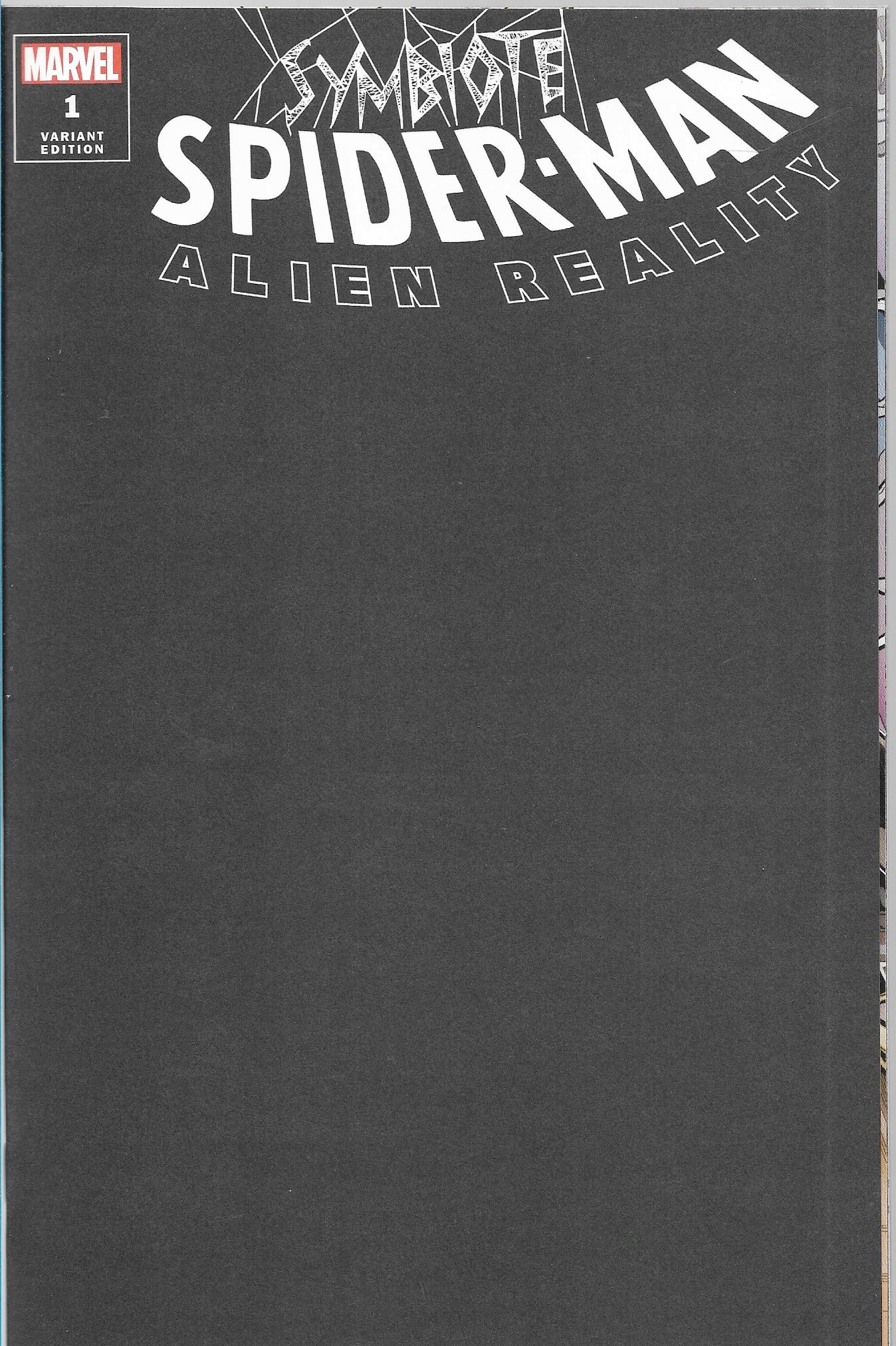 Marvel Symbiote Spider-man Alien Reality 1/2020 j.ang Blank Black ...