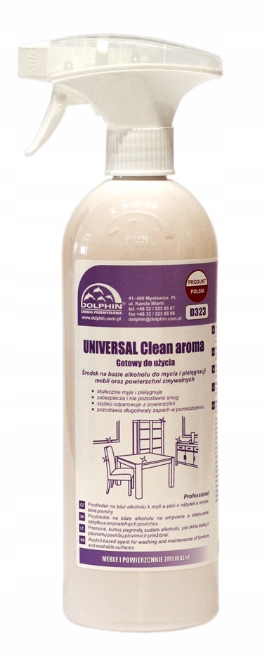 Płyn do czyszczenia Universal Clean Aroma Dolphin • Cena, Opinie - Allegro