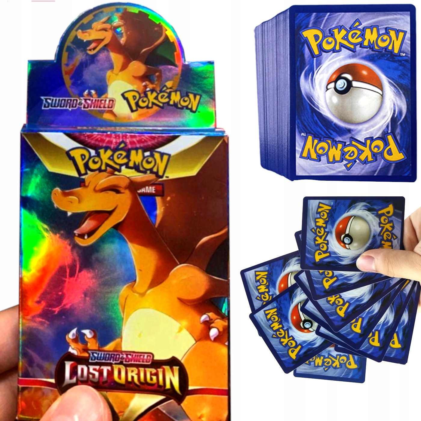 KOLEKCJONERSKIE KARTY POKEMON GO LOST ORIGIN 31szt - Stan: nowy 6,99 zł ...