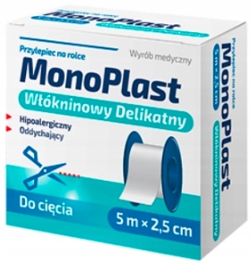 MonoPlast Przylepiec 5mx2,5 cm włókninowy x1 (5902666654144) • Cena ...