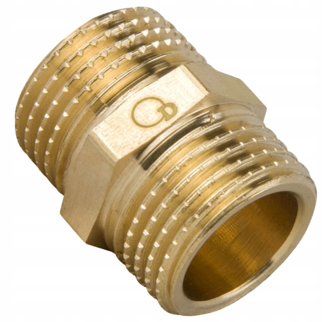 NYPEL MOSIĘŻNY ZŁĄCZKA MOSIĘŻNA RÓWNOPRZELOTOWY 1'' CAL DN25 SOLIDNY ...