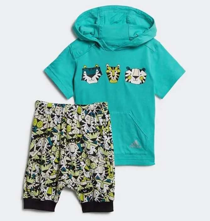 KOMPLET NIEMOWLĘCY ADIDAS GRAPHIC TIGER SET HF1977 15163511767 - Allegro.pl