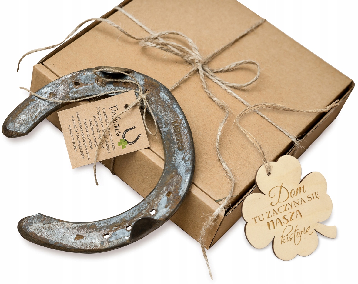 Prawdziwa PODKOWA prezent NA PARAPETÓWKĘ + grawer (podkowa) • Cena ...