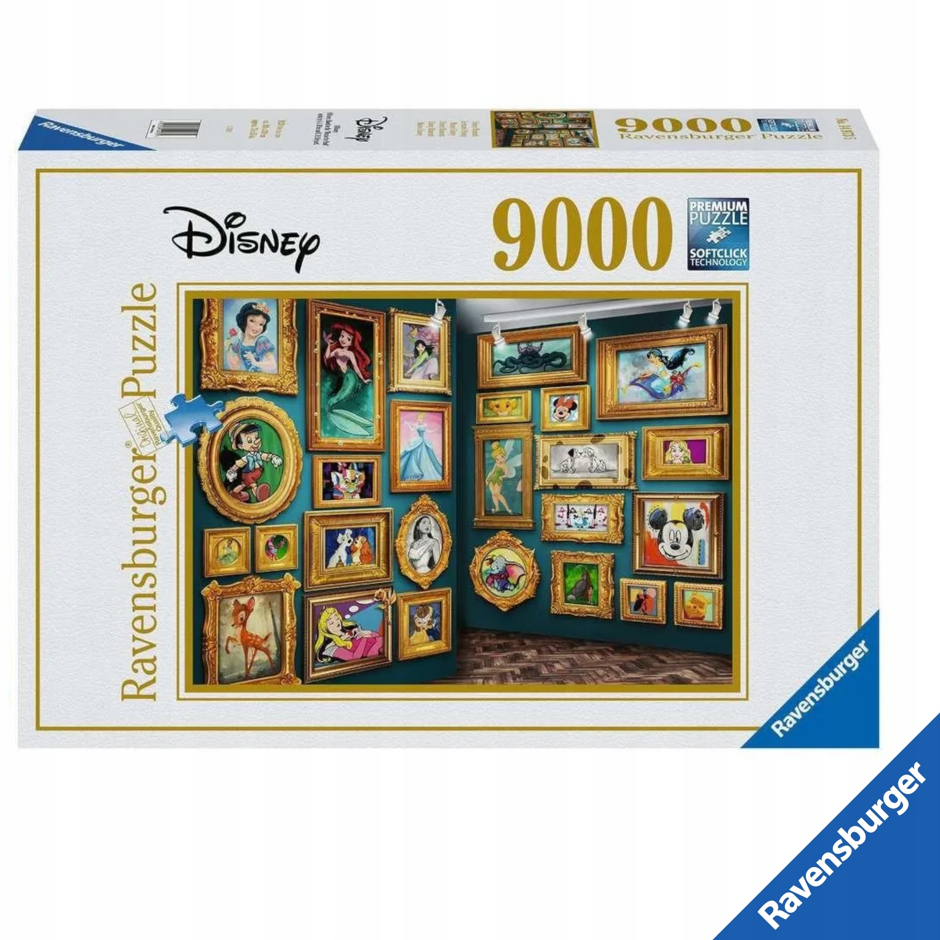 RAVENSBURGER PUZZLE PREMIUM 9000 EL DISNEY POSTACIE MUZEUM UKŁADANKA ...