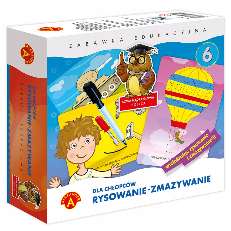 RYSOWANIE ZMAZYWANIE DLA CHŁOPCÓW ALEXANDER 28 PLANSZ - Stan: Nowy 26.90PLN - Sklepy, Opinie ...