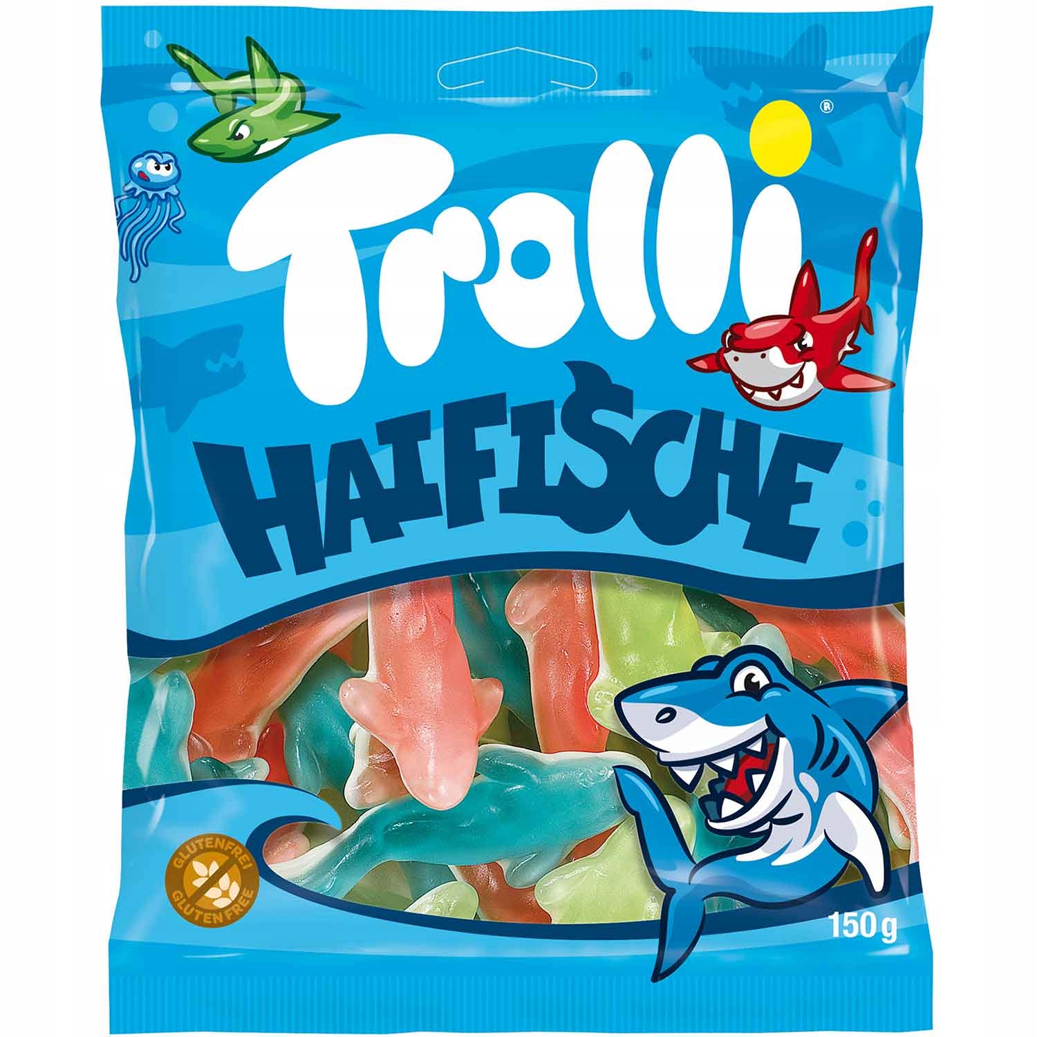 Trolli Haifische żelki pianki owocowe rekiny 150g (4000512463726 ...