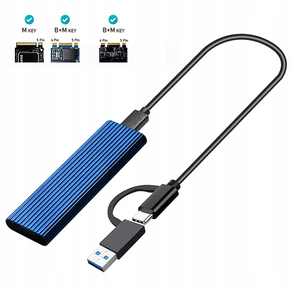 M2 obudowa na SSD NVME obudowa M.2 na USB SSD Adapter dla NVME PCIE ... M2 obudowa na SSD NVME obudowa M.2 na USB SSD Adapter dla NVME PCIE ...