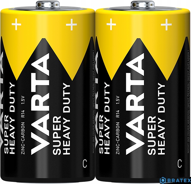 Bateria Varta SUPER HEAVY DUTY R14 C 1.5V - Sklep, Opinie, Cena w Allegro