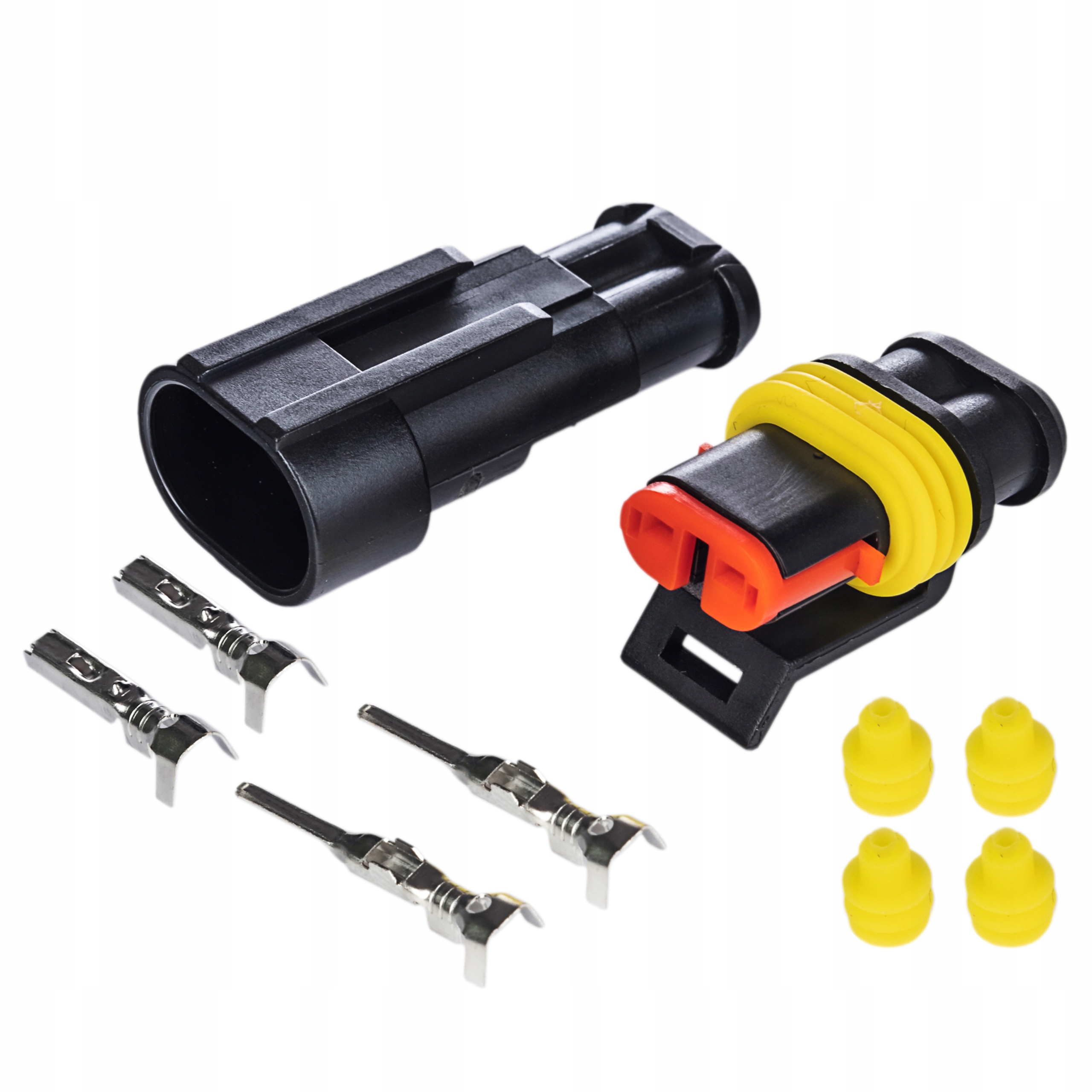 KOSTKA HERMETYCZNA WTYK ZŁĄCZE HERMETYCZNE SUPERSEAL 2 PIN 03518 za 4,99 zł z Mszczonów ...