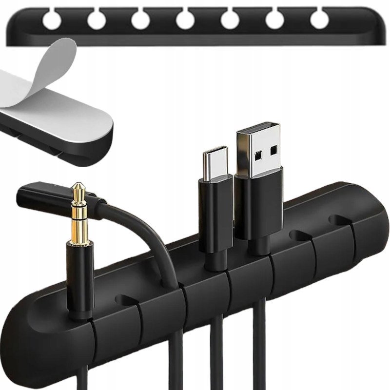 ORGANIZER DO KABLI PRZEWODÓW BIURKA UCHWYT NA 7 OTWÓRÓW KABLE - Sklep ...