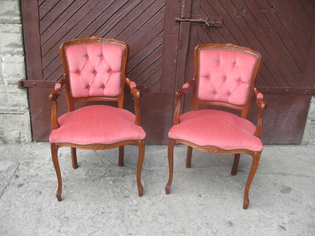 Fotel tradycyjny różowy • Cena, Opinie • Fotele 13930727661 • Allegro