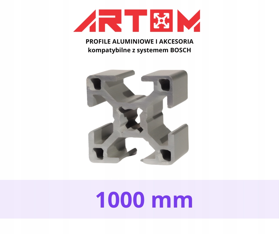 Profil aluminiowy konstrukcyjny 30x30 1000mm • Cena, Opinie • Surowce ...