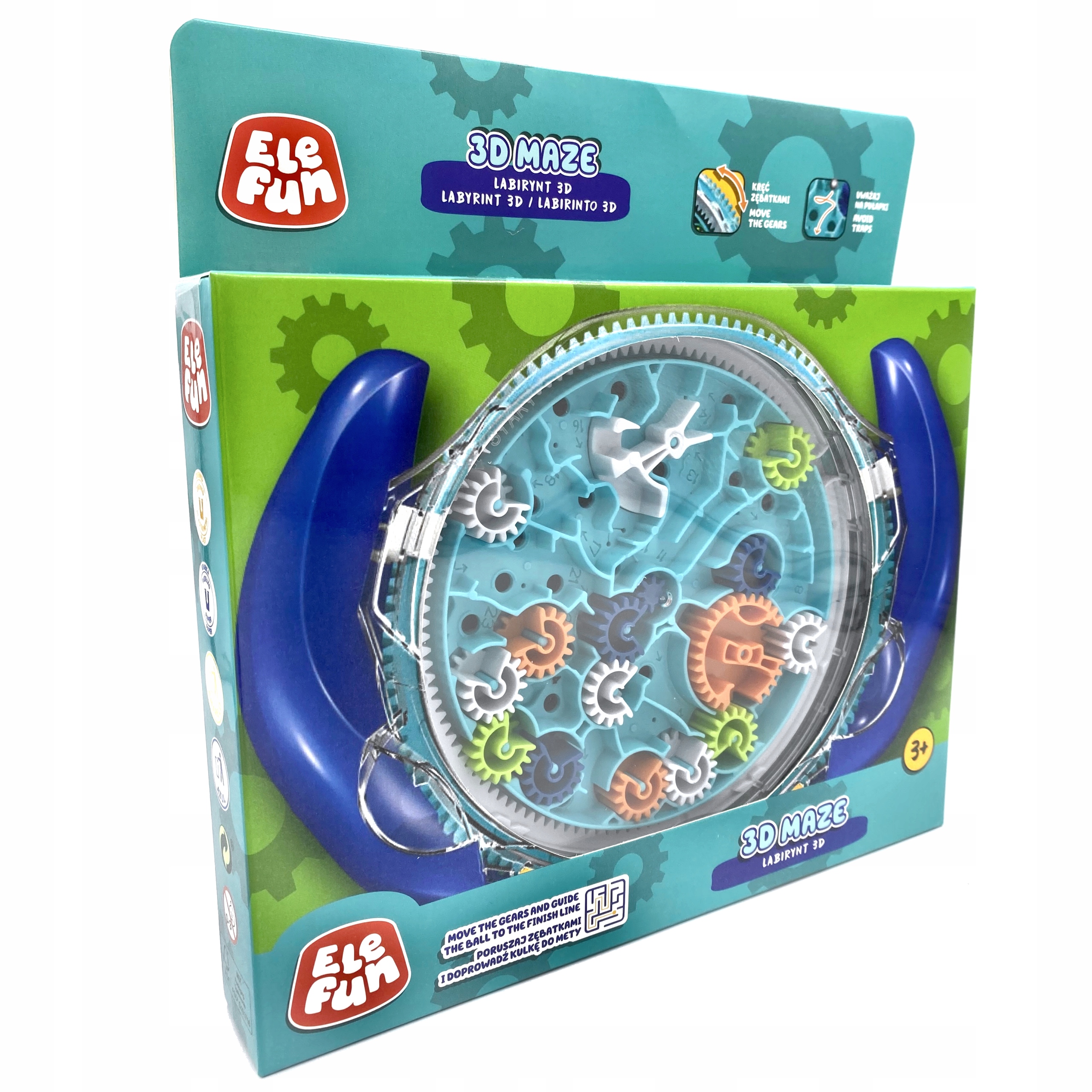 Elefun 3D Maze Labirynt 3D Gra Logiczna Zabawka (5609288338239) • Cena ...